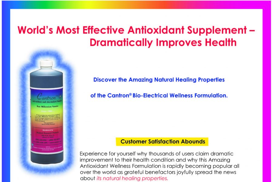 Cantron, Oral Liquid - Medical Research Products | Cantron